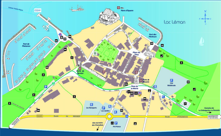 Plan du village | Mairie d'Yvoire